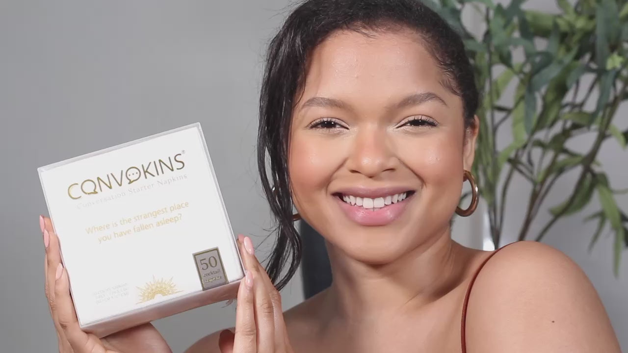 CONVOKINS® - Everyday Edition Conversation Starter Napkins – CÔTIER BRAND