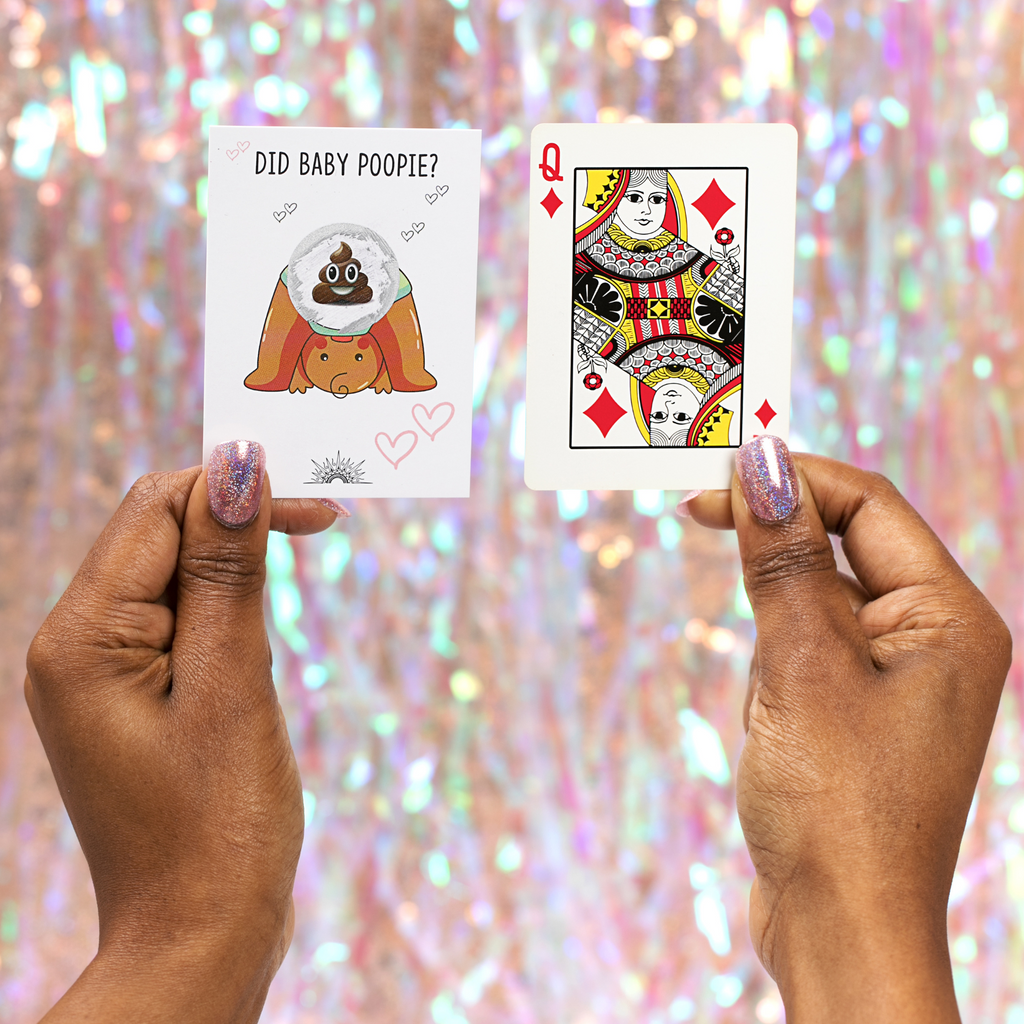 Did Baby Poopie?® Baby Shower Poop Emoji Lottery Game - Brown Baby Edi ...