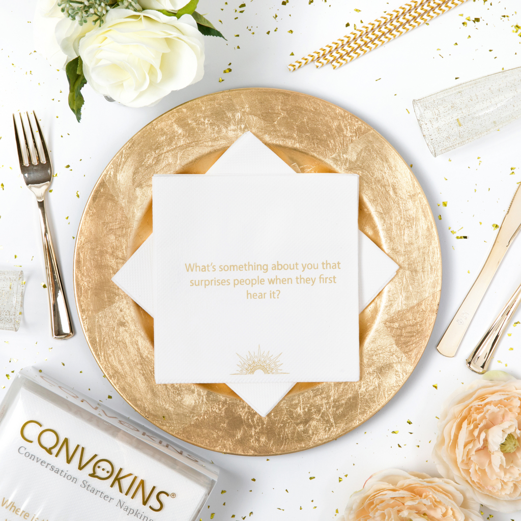 CONVOKINS® - Everyday Edition Conversation Starter Napkins – CÔTIER BRAND