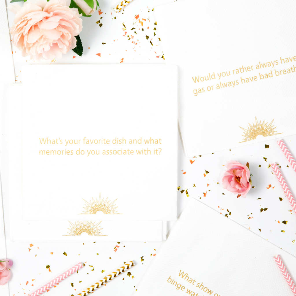 CONVOKINS® - Everyday Edition Conversation Starter Napkins – CÔTIER BRAND