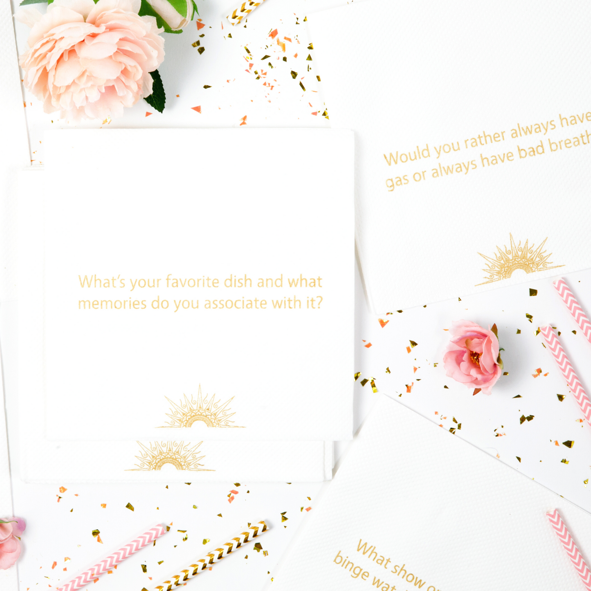 CONVOKINS® - Everyday Edition Conversation Starter Napkins – CÔTIER BRAND